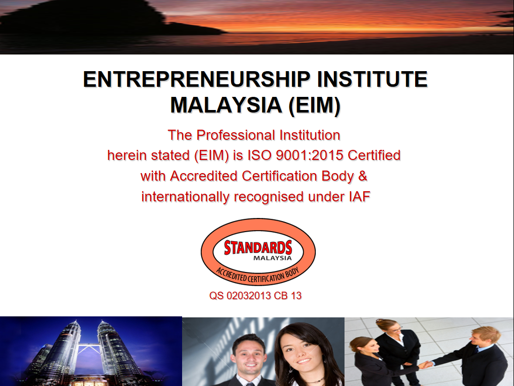 ISO picture – Entrepreneurship Institute Malaysia
